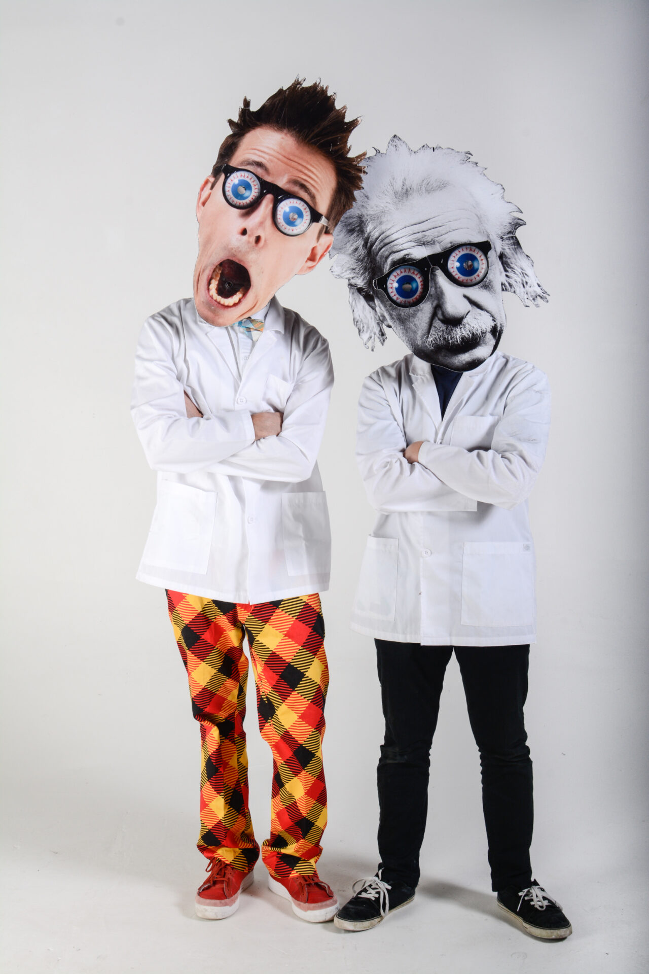 Zaniac and Einstein Big Faces Googly Eyes - Alex Zerbe - The Zaniac